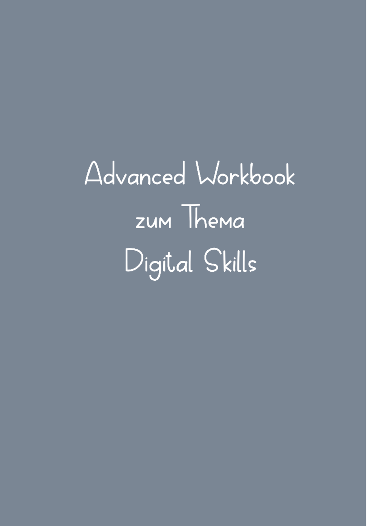 DLBDS01 WORKBOOK - ADVANCED WORKBOOK Aufgabenstellung zum Kurs: DLBDS01 ...