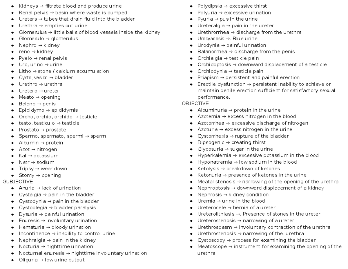 Chapter 12 The Urinary and Male Reproductive Systems—Urology - Kidneys ...
