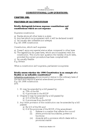 Section 35 of the Constitution - Section 35 of the Constitution exists ...
