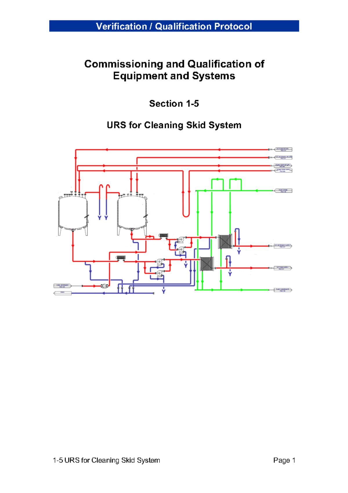 User Requirement Specification (URS) Rev 1 - Commissioning and ...