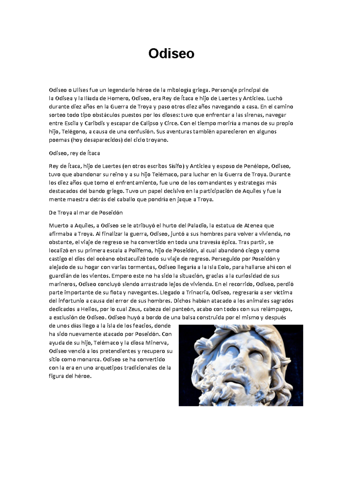 Odiseo - Odiseo Odiseo o Ulises fue un legendario héroe de la mitología ...