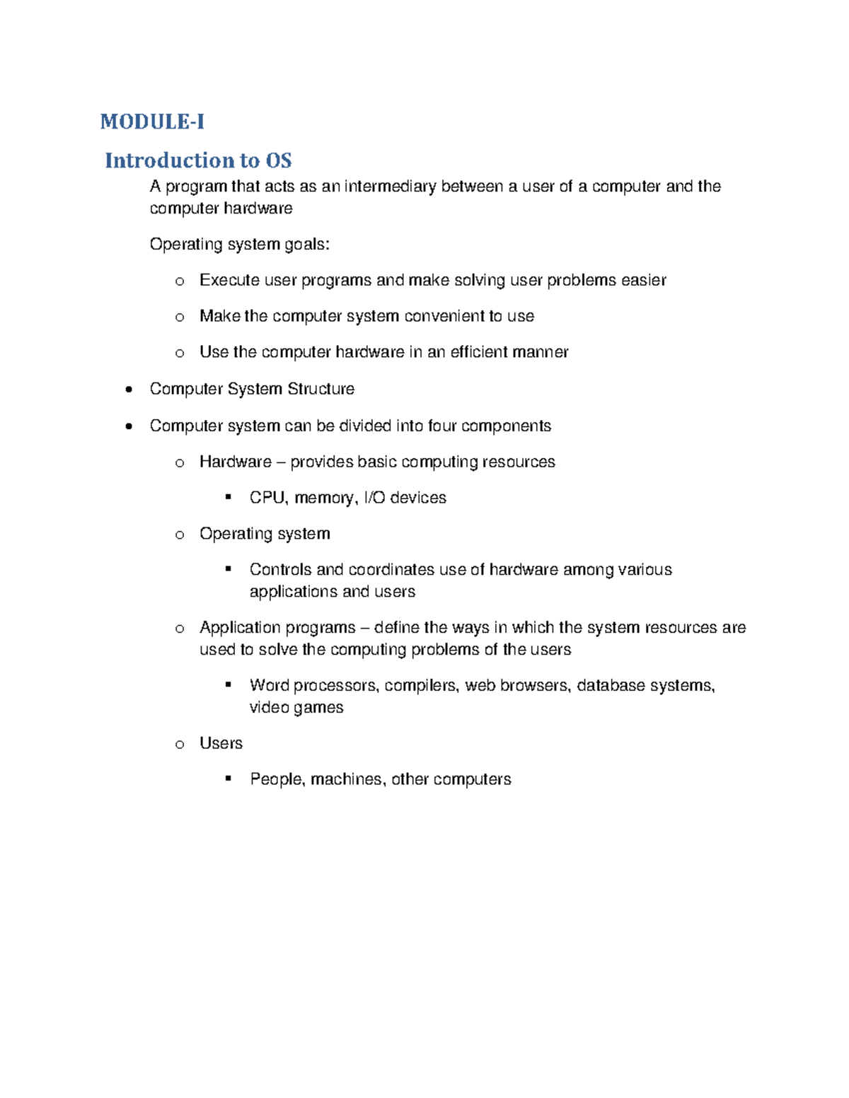 Os notes - Theoretical Computer Science - Studocu