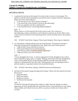Concept 24 - Giddens TB - Concept 24: Infection Giddens: Concepts for ...