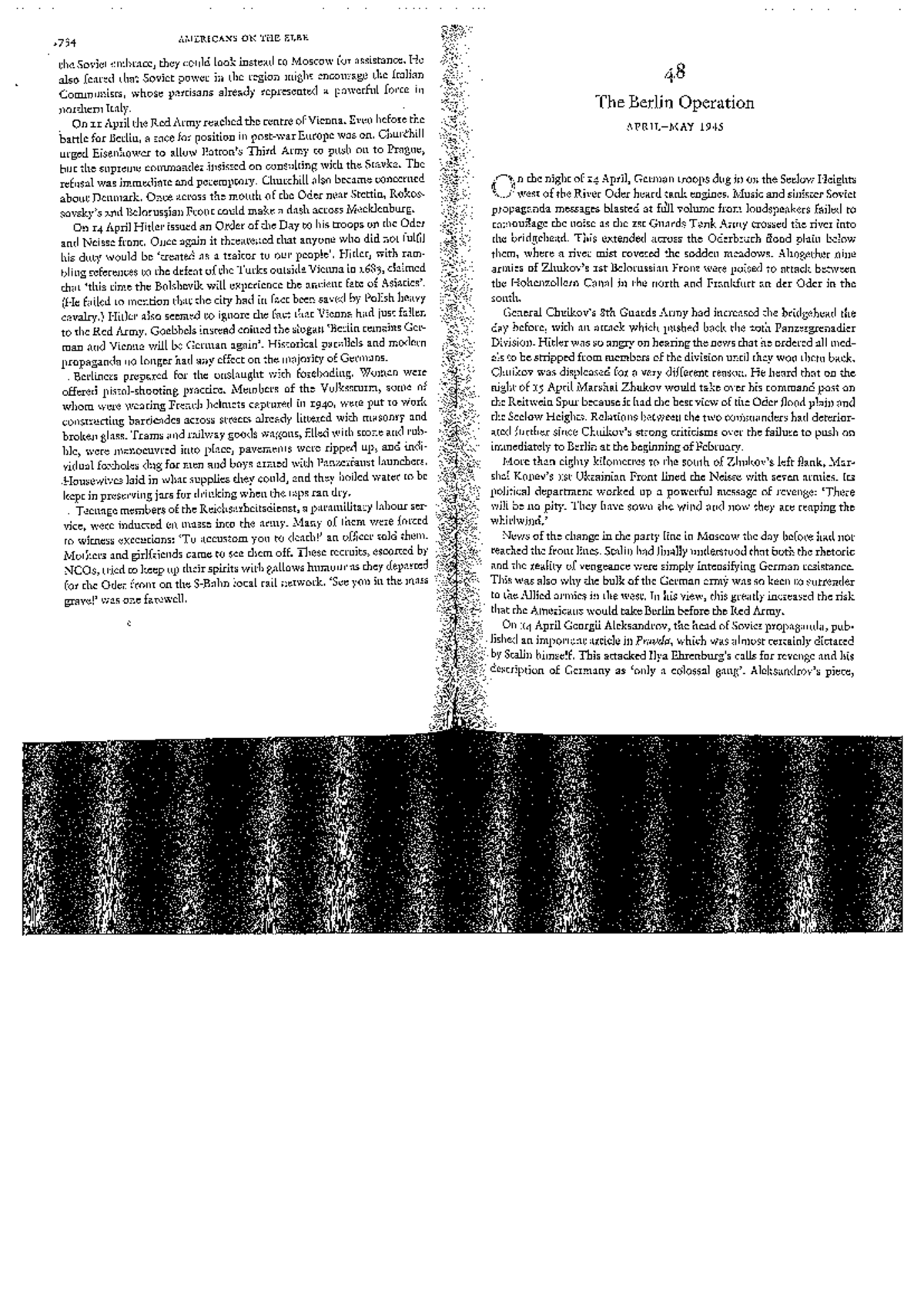 The Berlin Operation Beevor - .734 AMERICANS ON THE ELBE the Soviet ...