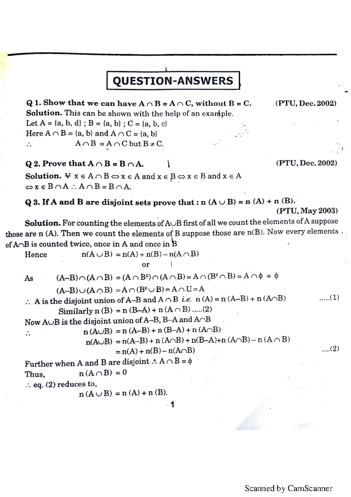 LORDs Sample Paper DS1 - Computer science engineering - Studocu