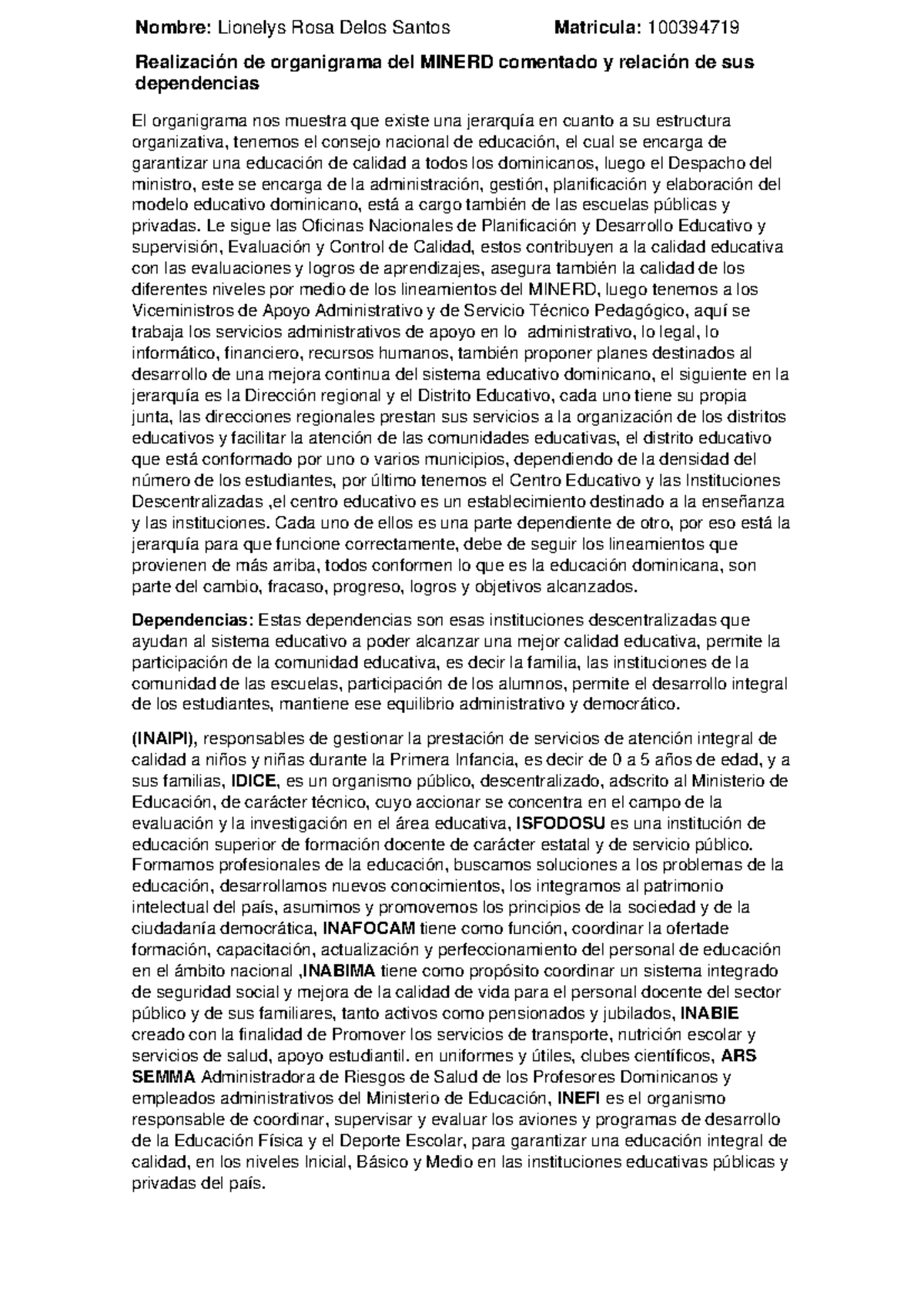 Organigrama%20del%20 Minerd%20comentado%20y%20relaci%C3%B3n%20de%20sus ...