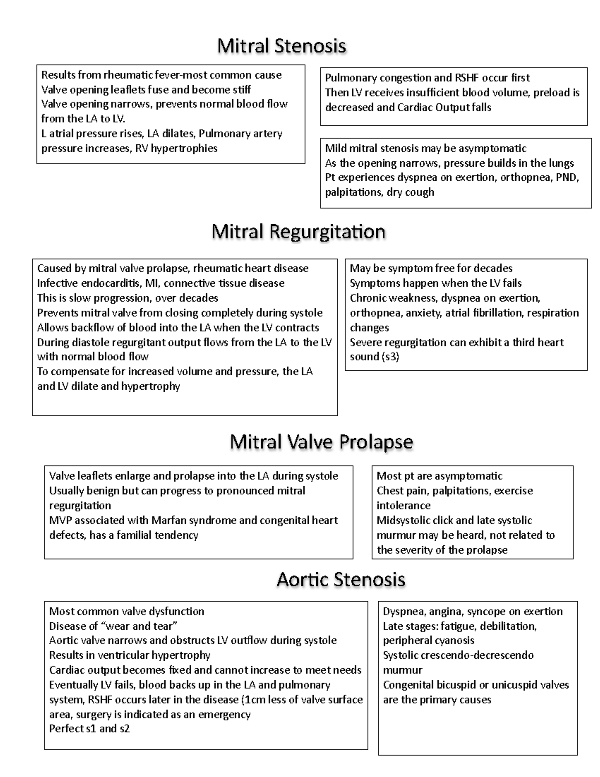 Cardiac Study Guide 328 - Mitral Stenosis Results from rheuma2c fever ...