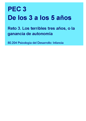 Plantilla entrega PEC2 23-24 1sem-1 - PEC 2: Los dos primeros años Resolución de la PEC: Tarea 1 ...