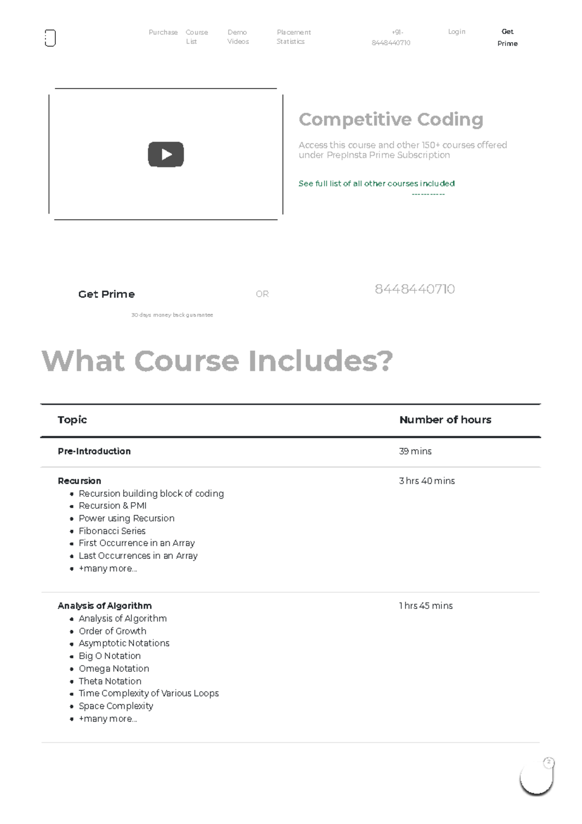 Competitive Coding - Prep Insta Prime - Competitive Coding Access this ...