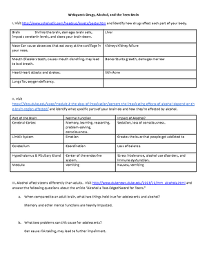 Heart & Circulatory System Webquest - Webquest: Heart and Circulatory ...