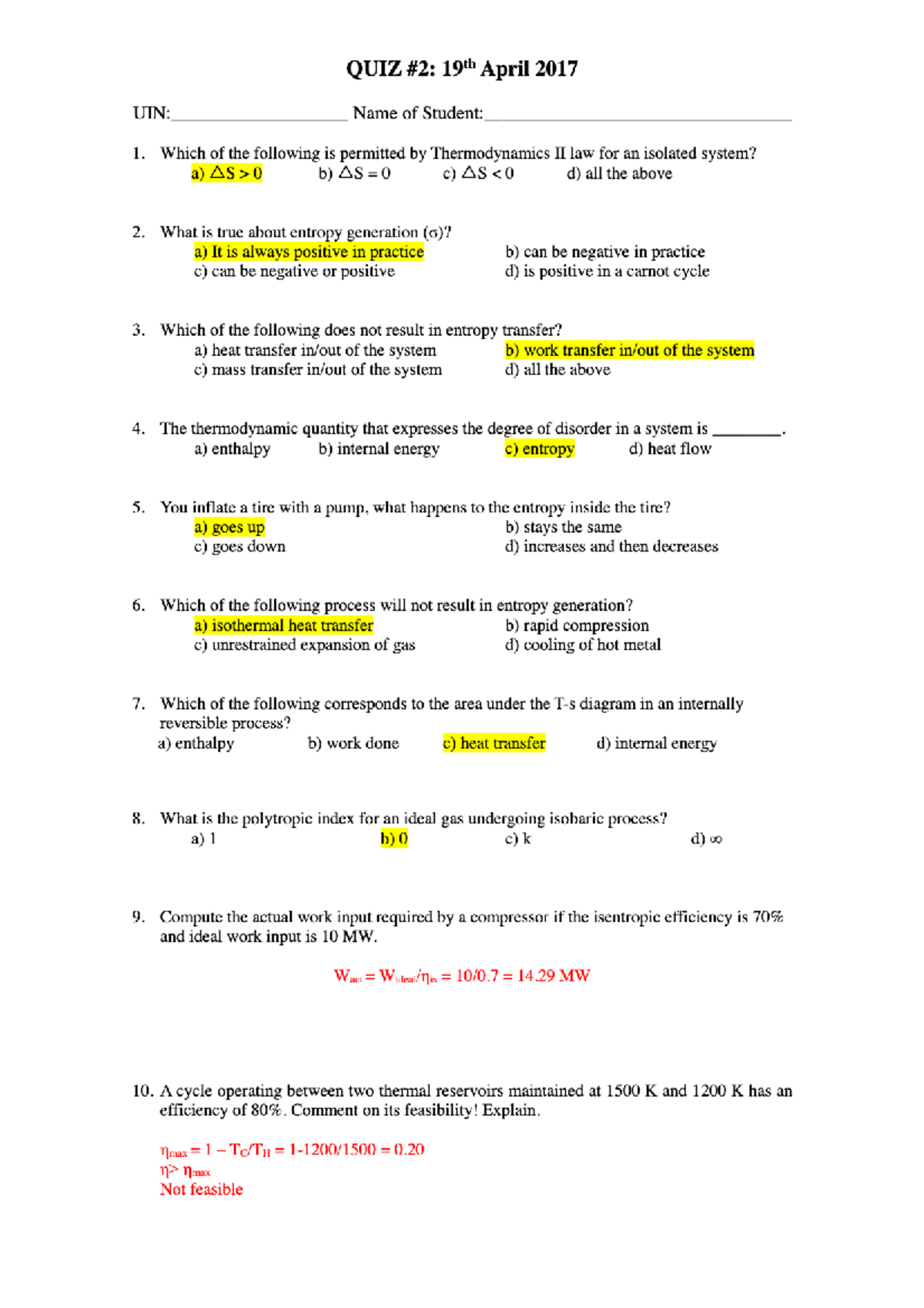 ME 300 Quiz 2 - ME 300 Quiz 2 - ME 300 - Studocu