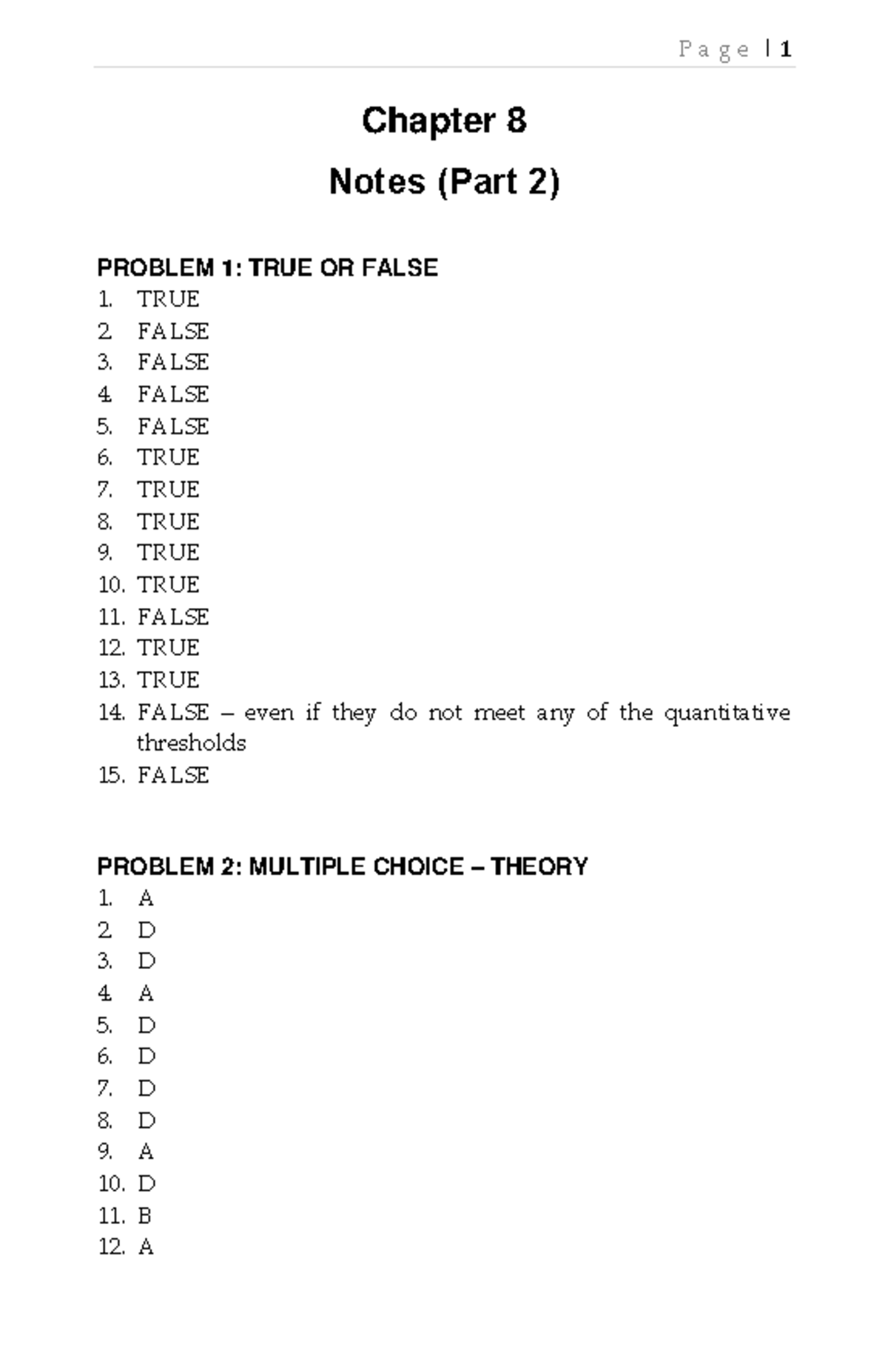 Intermediate Accounting - Chapter 8 answer key - Chapter 8 Notes (Part ...