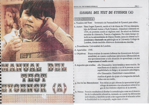 Mini Manual Test de Caras - Test de Caras o de Percepción de ...