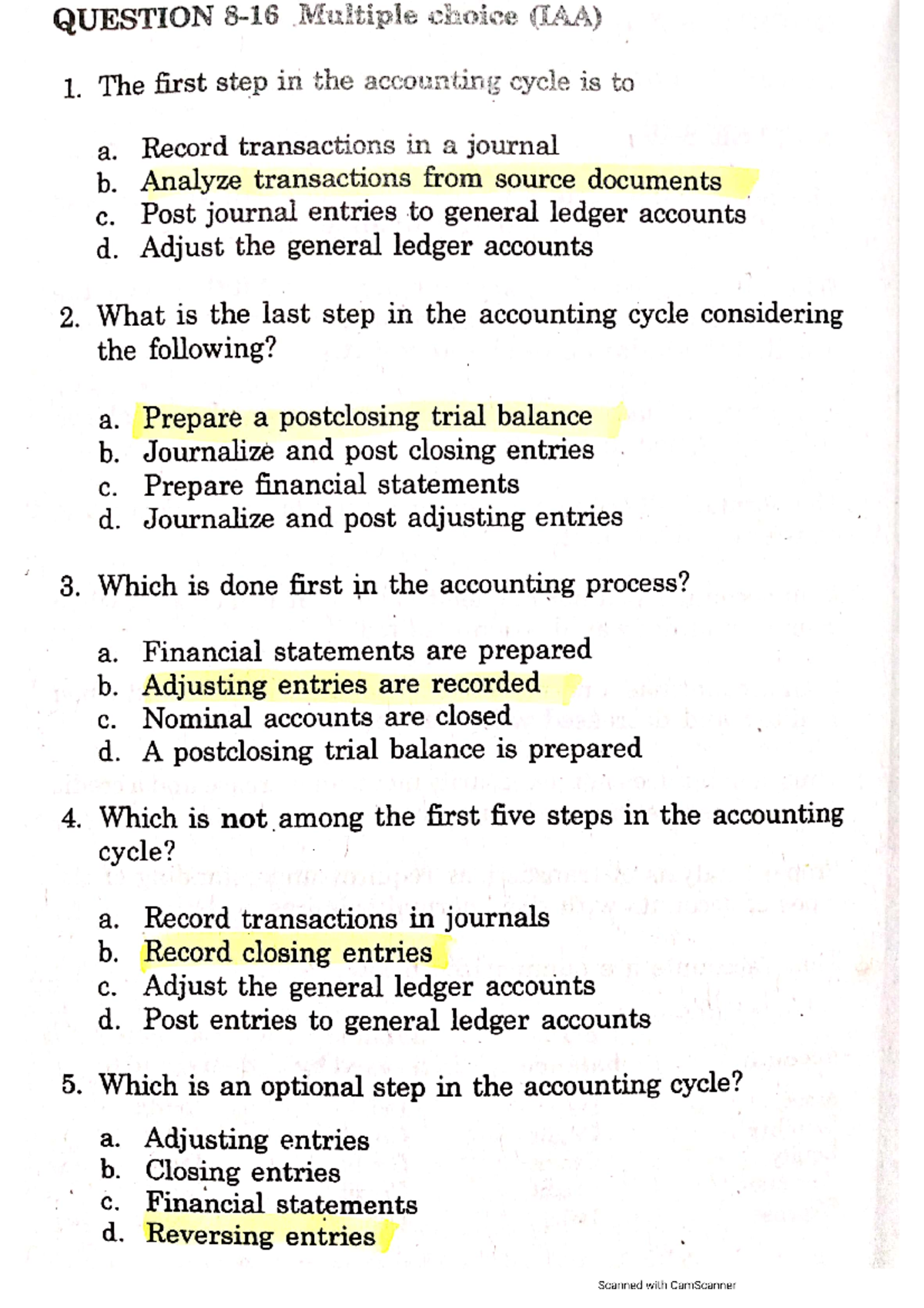 Chapter 8- Accounting Process - ACCT 5440B - Studocu