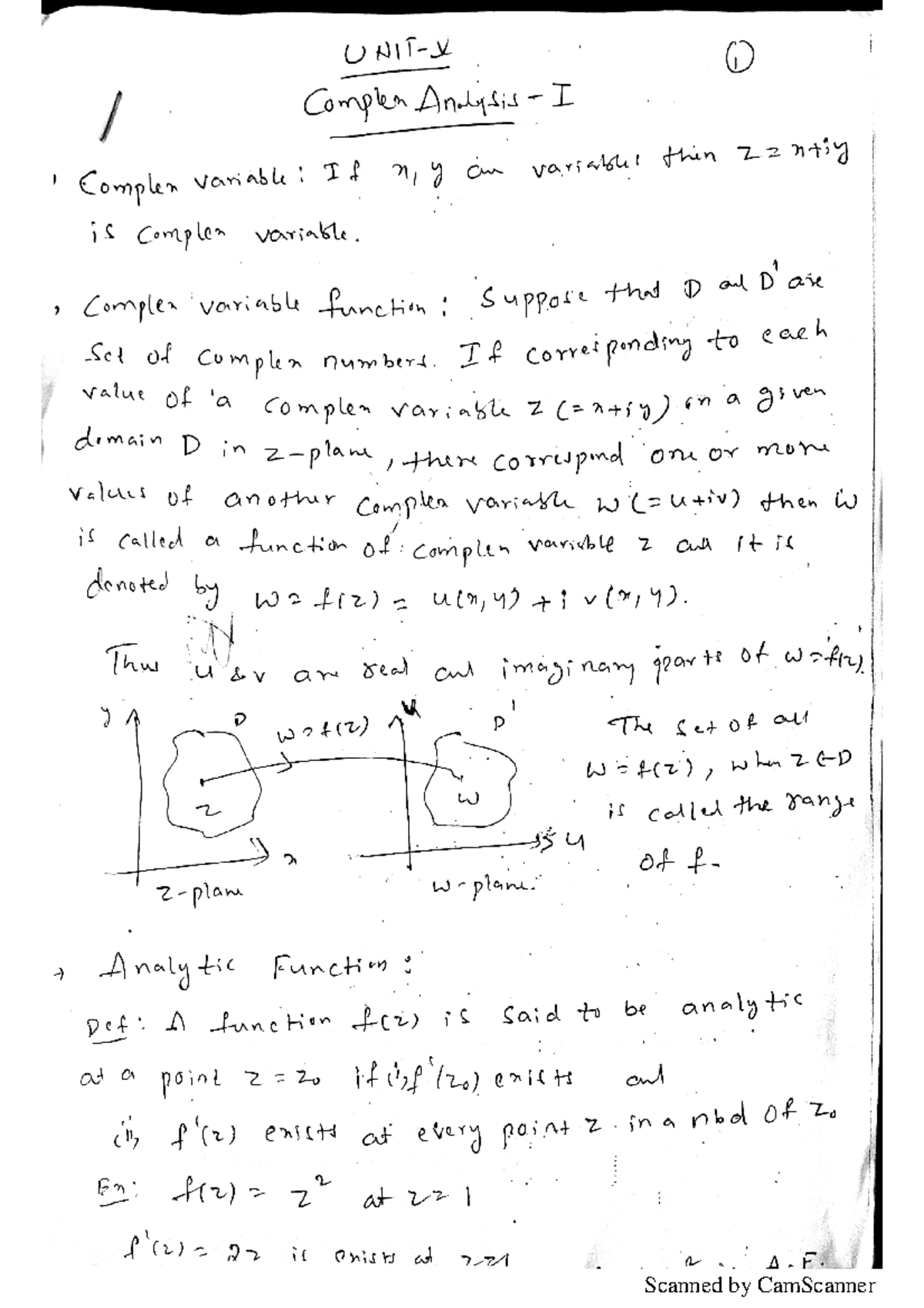 Maths - The above module consists of all about complex analysis ...