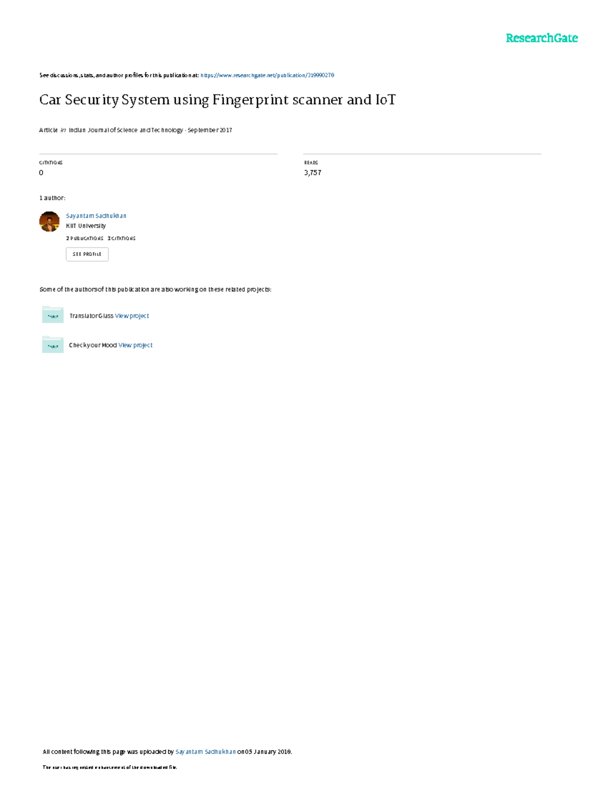 Fingerprint based security system project report pdf - See discussions ...