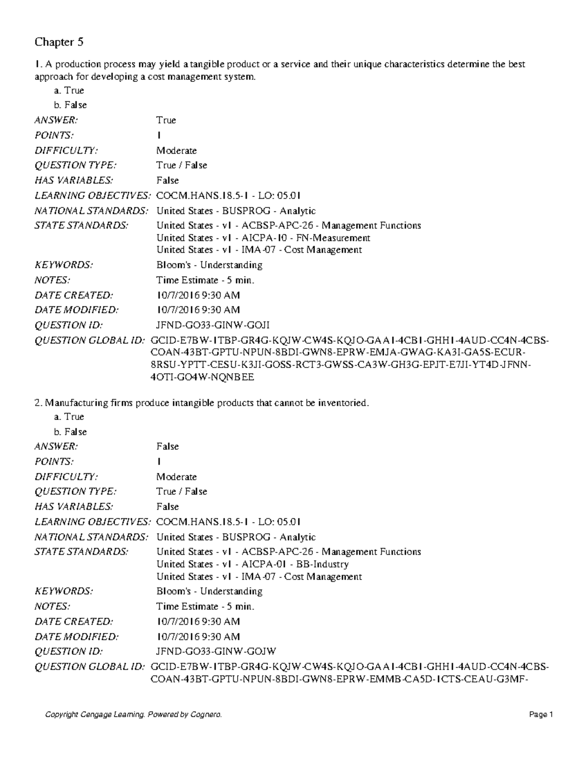 5 Product & Service Job-Order System Costing - A production process may yield a tangible product ...