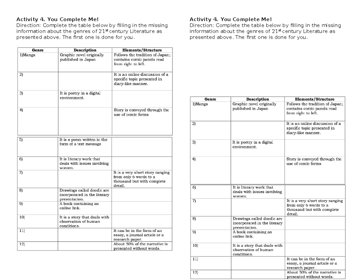 Activity 4. You Complete Me - Research Seminar II - Activity 4. You ...