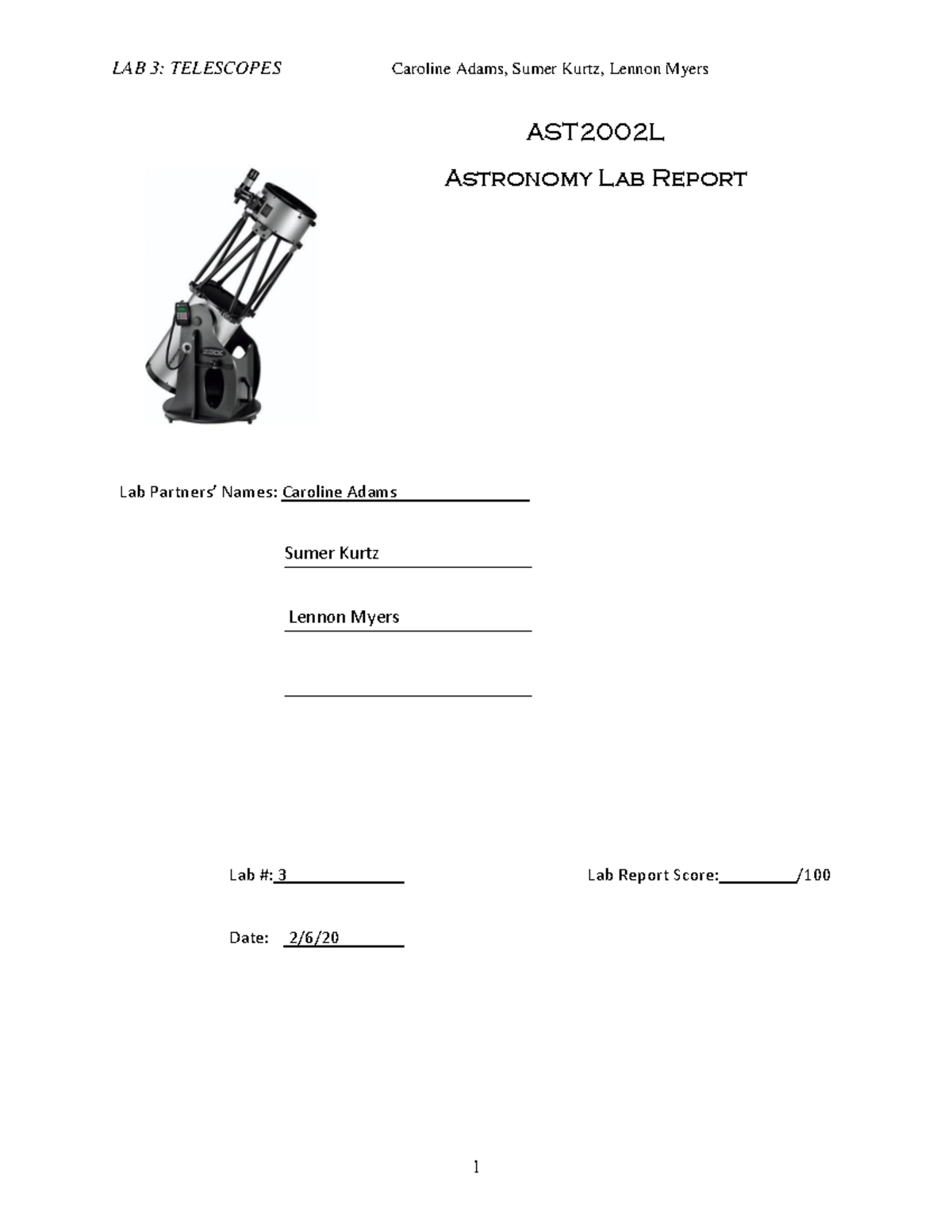 Lab3 Telescopes Exploration Warning Tt Undefined Function 32
