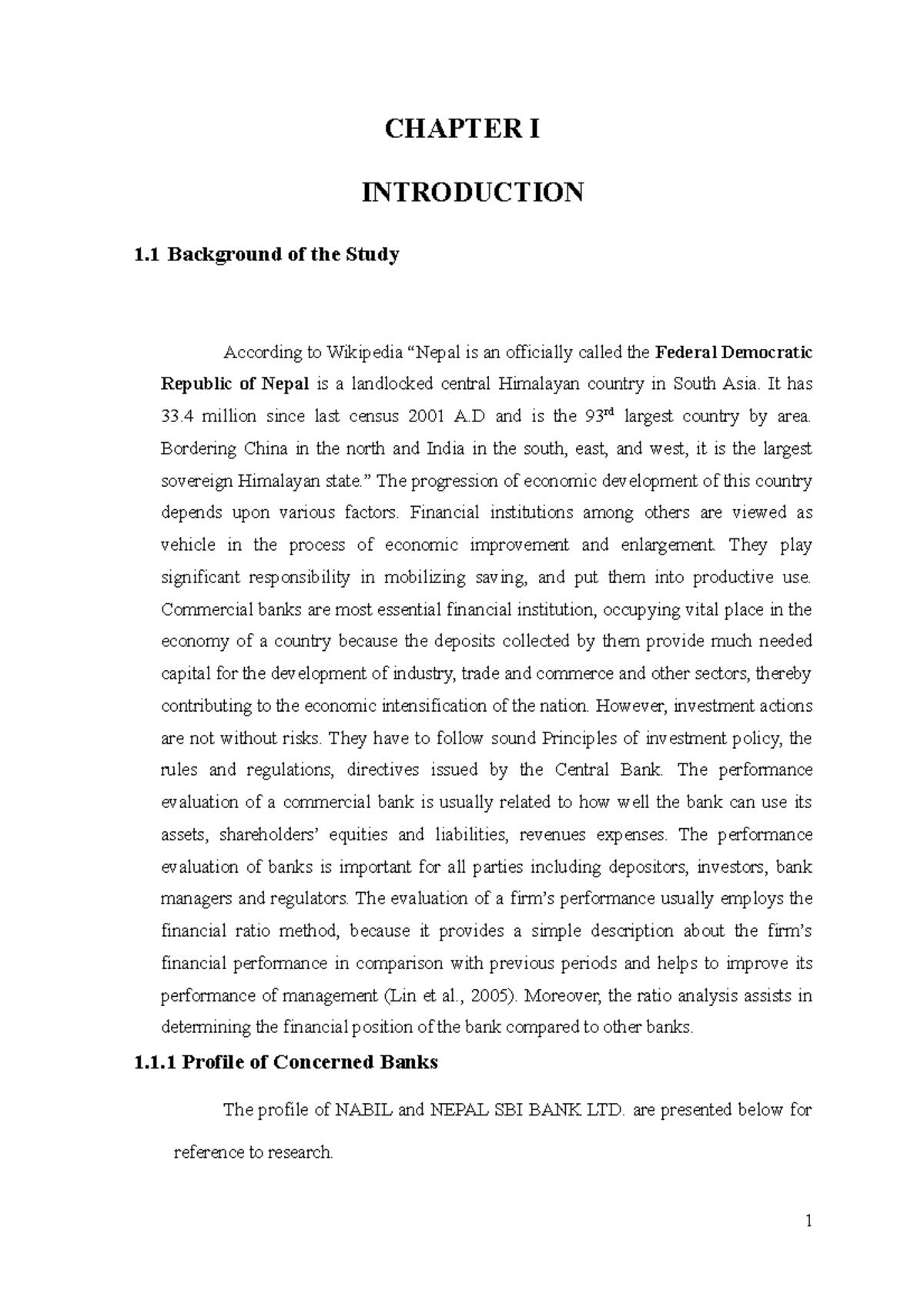 A Research Report For BBS 4th Year 2073 CHAPTER I INTRODUCTION 1 a-research-report-for-bbs-4th-year-2073-chapter-i-introduction-1