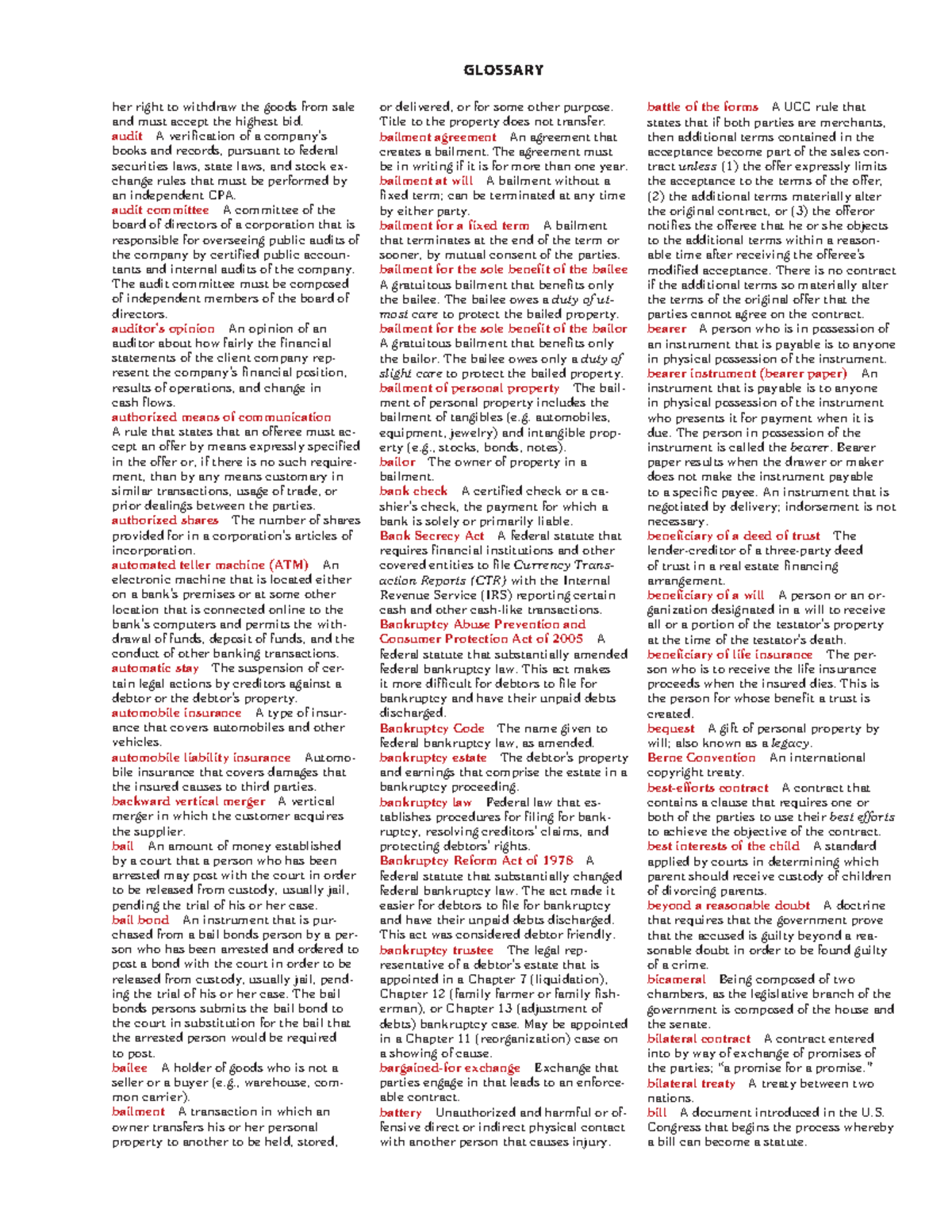 Zlib.pub business-law (1)-323 - GLOSSARY her right to withdraw the ...