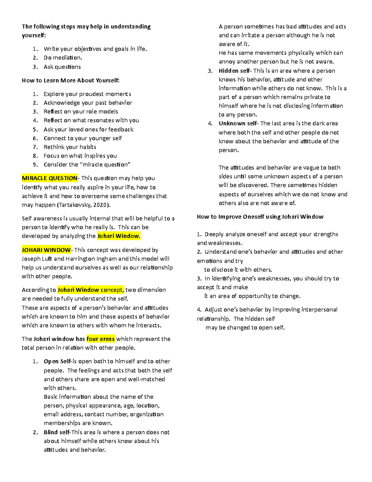 Quiz reviewer perdev lesson 1 - The following steps may help in ...