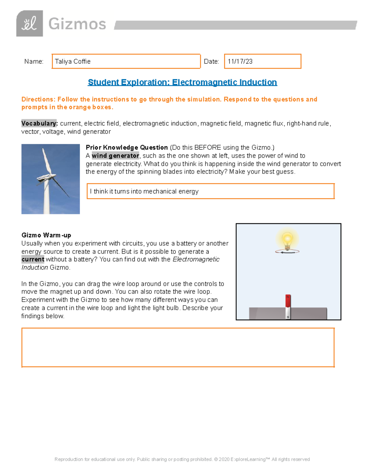 Copy of Module Nine Lesson One Assignment Two - Name: Taliya Coffie ...