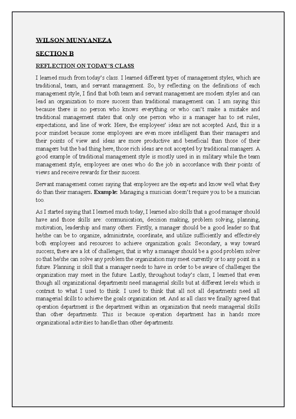 Wilson-Week 1-Session 1 Assignment - WILSON MUNYANEZA SECTION B ...
