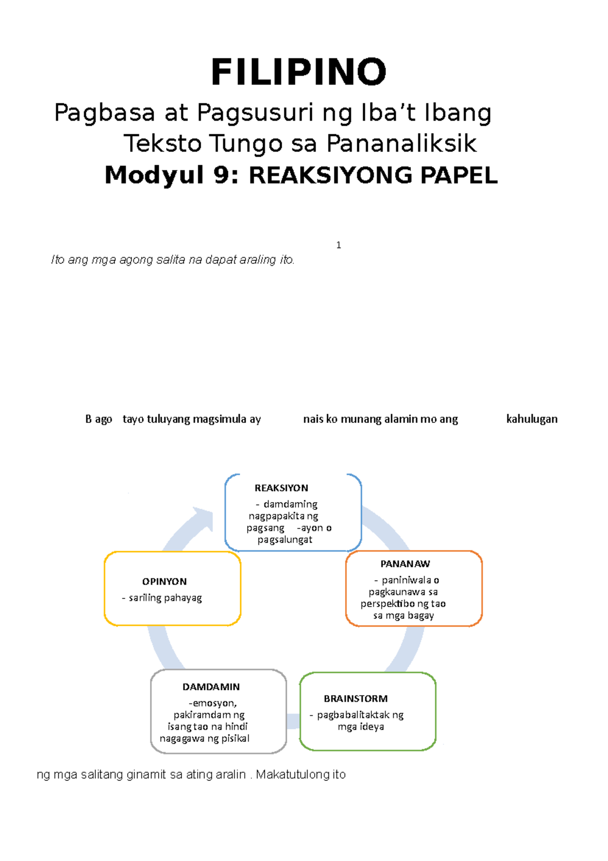 Pagbasa at Pagsusuri 9 - i want to use this as an lecture for my ...