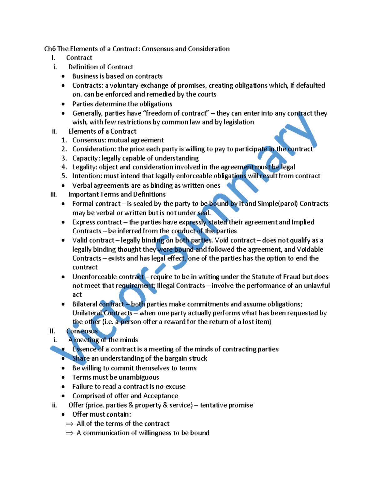 Chapter 6 Summary - Warning: TT: undefined function: 32 Ch6 The ...