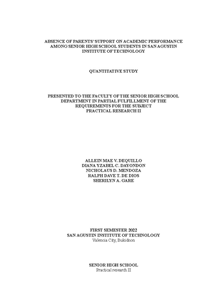 Grade 12 RRL FOR Research - Chapter 2 REVIEW OF RELATED LITERATURE This ...