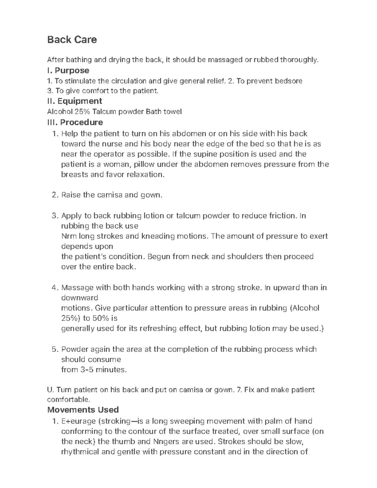 Back Care - Anatomy and Physiology - 1. 2. 3. 4. 5. 1. Back Care After ...