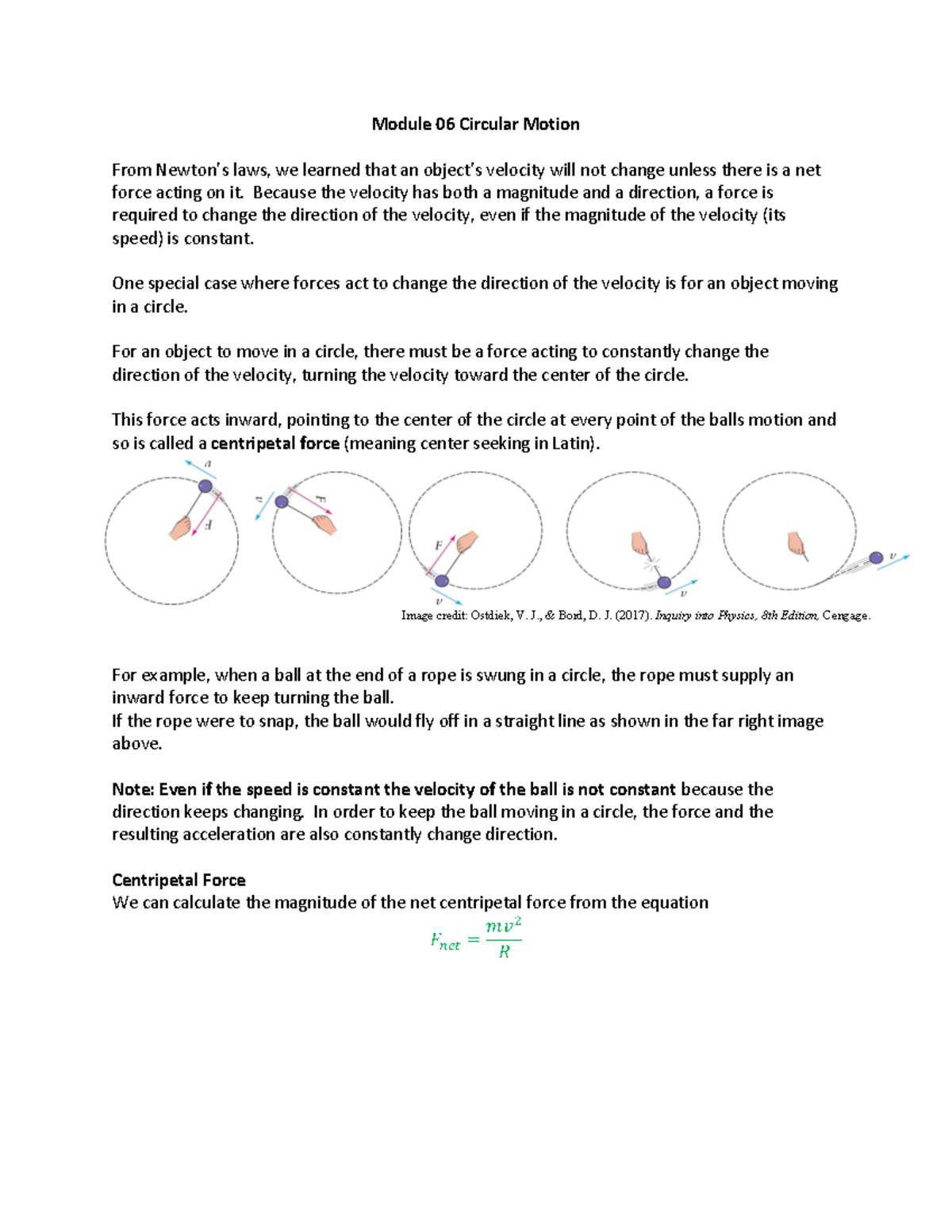 Module 06 Study Guide 3 - Professor Lisa Paulius - Module 06 Circular ...