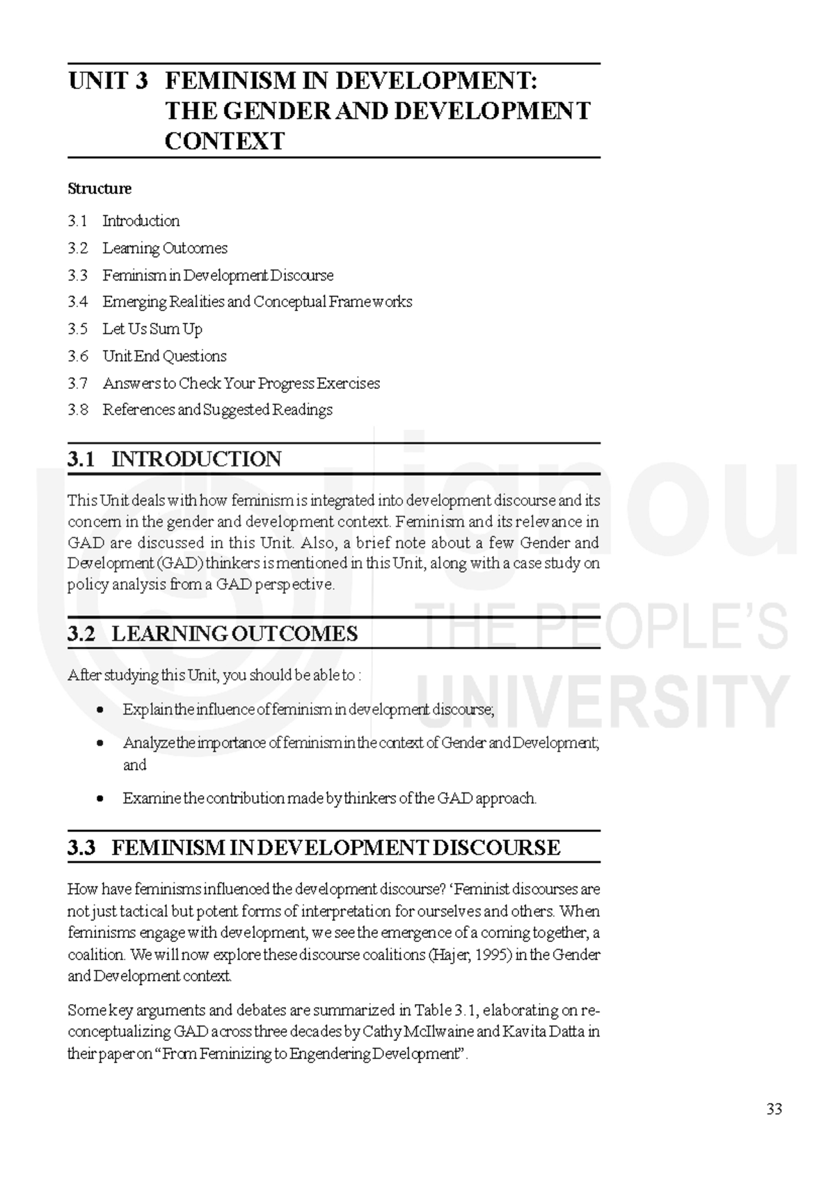 Feminism in Development- The G & D Context - Gender- Basic Concepts II ...