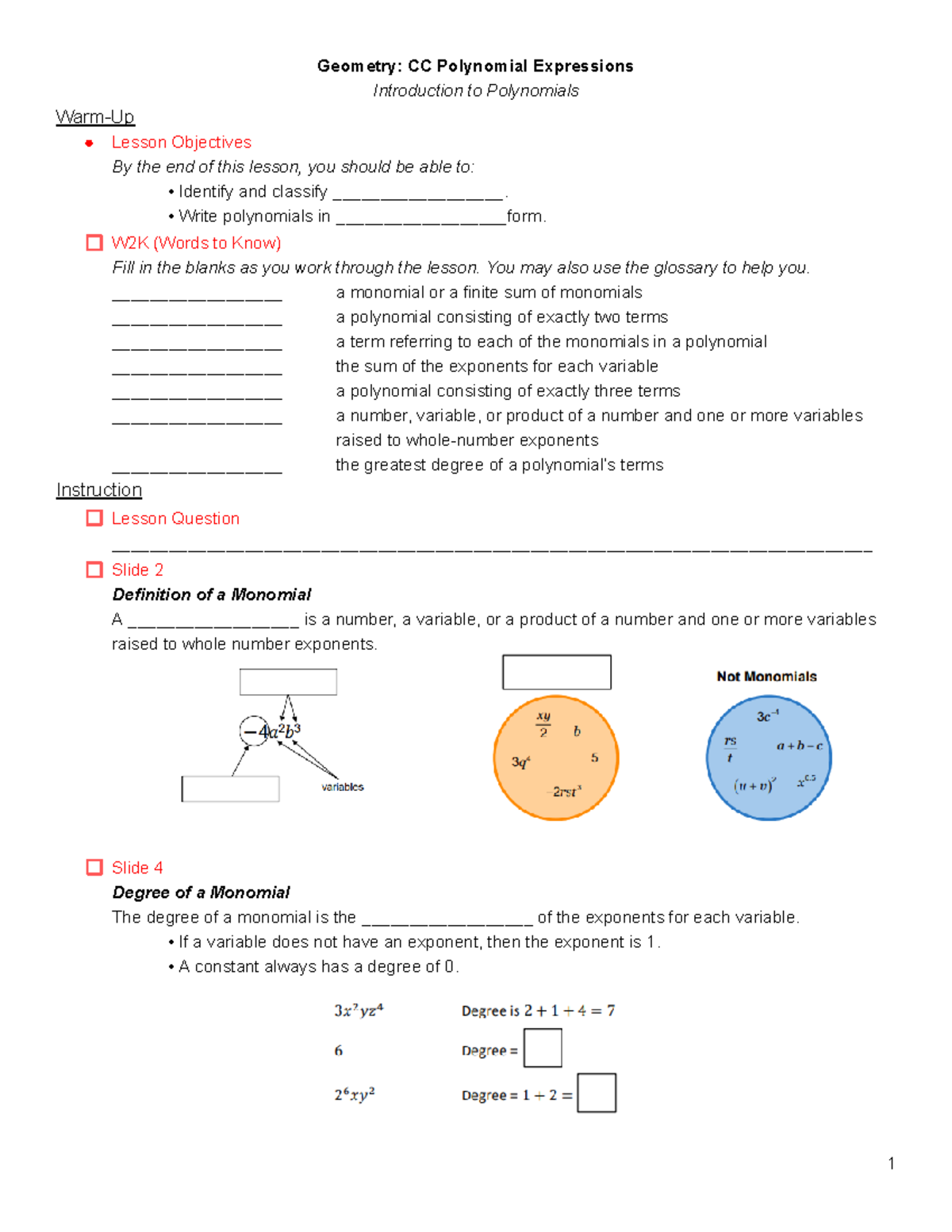 Kami Export - Brandon Letchworth - Geometry CC Unit 1 (Exploring ...