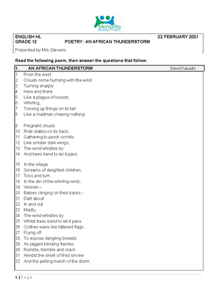 Guidelines on Visual literacy - ENGLISH HOME LANGUAGE GRADE 12 PAPER 1 ...