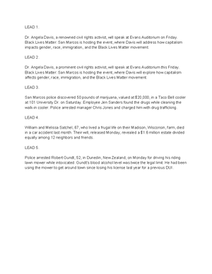 MC1313 Current Events Quiz 2 - Current Events Quiz # Questions and ...