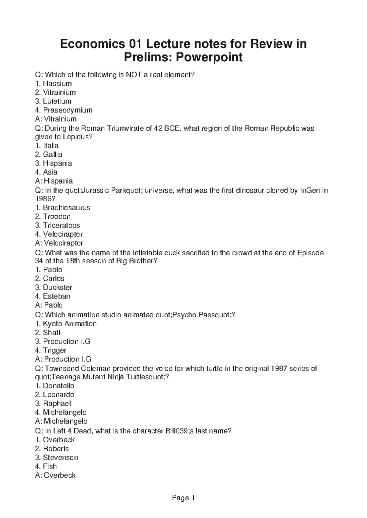 Economics 01 Lecture notes for Review in Prelims-Homework-Help-8 ...