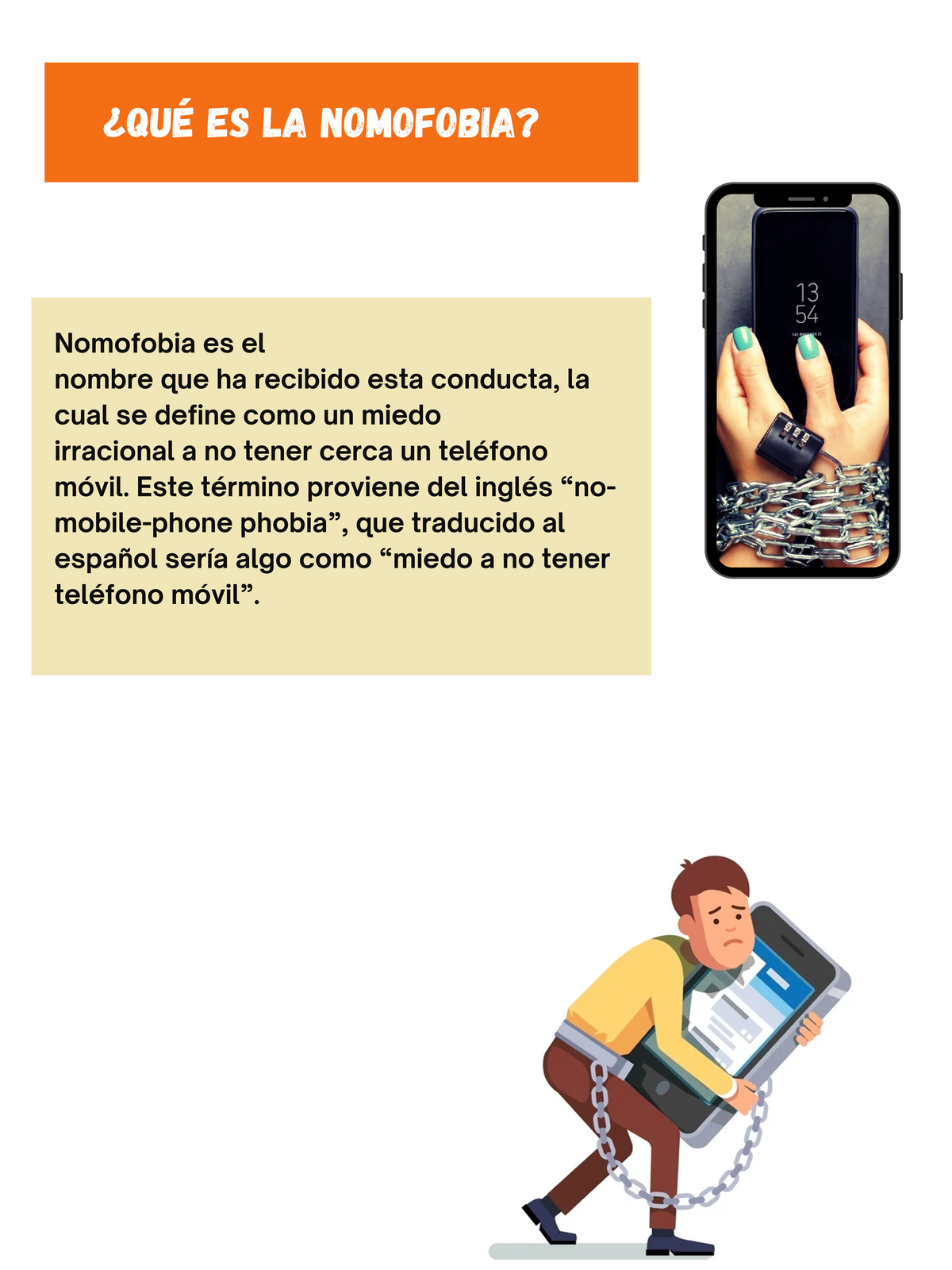 Taller 4 - vmatematicas - ¿Qué es la nomofobia? Nomofobia es el nombre ...