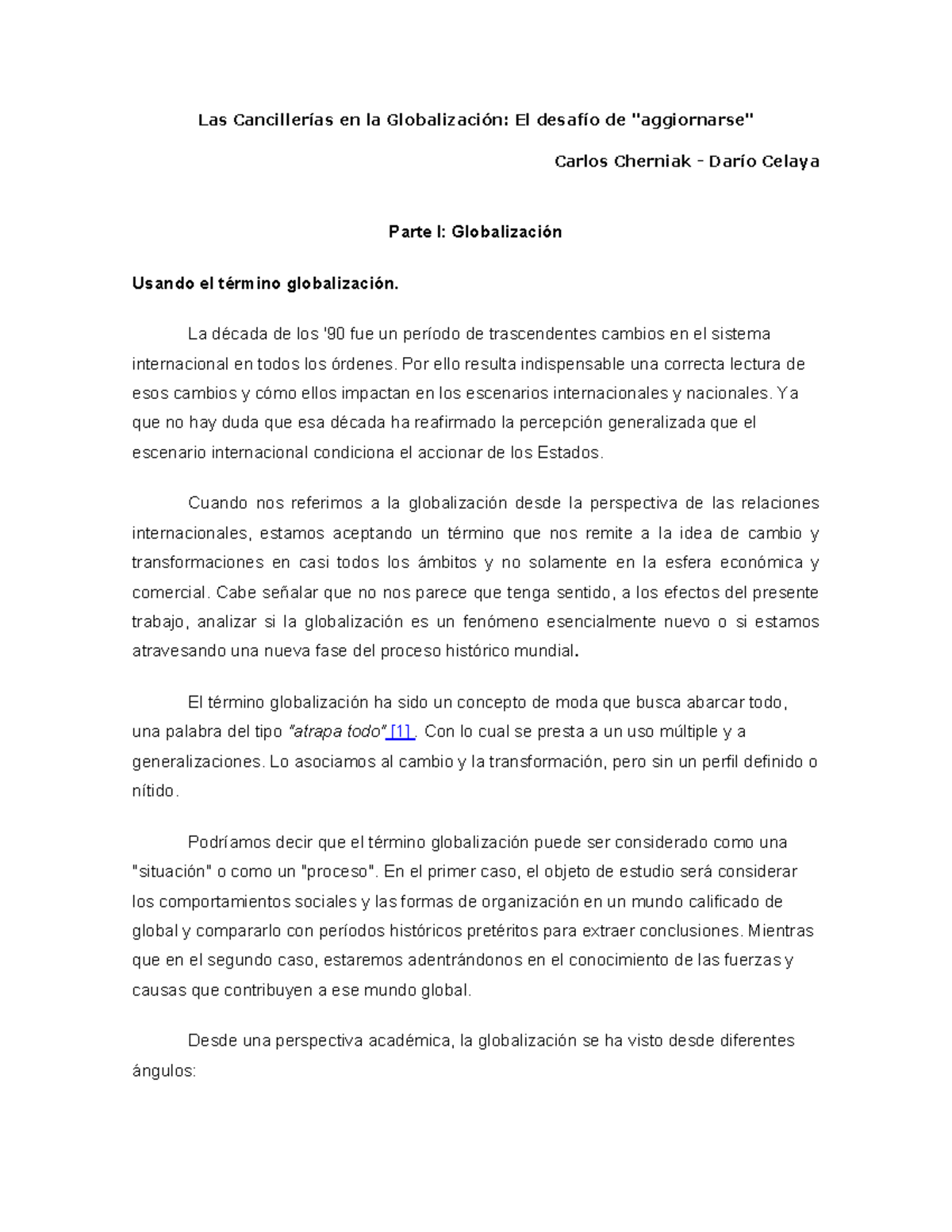 Celaya cherniak ar conceptos y sintesis - Las Cancillerías en la ...