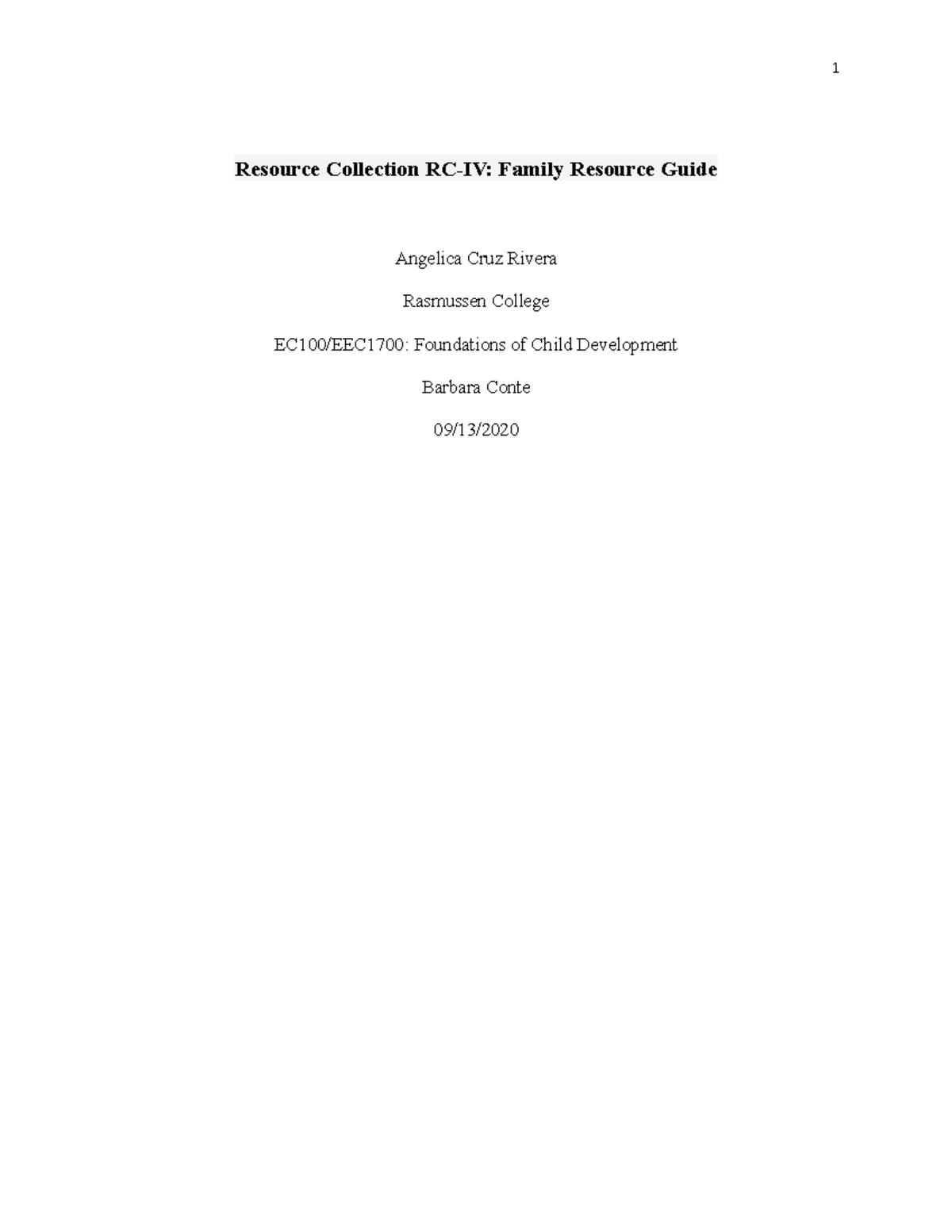ACruz Rivera Module 5Family Resource Guide 09102020 - Resource ...