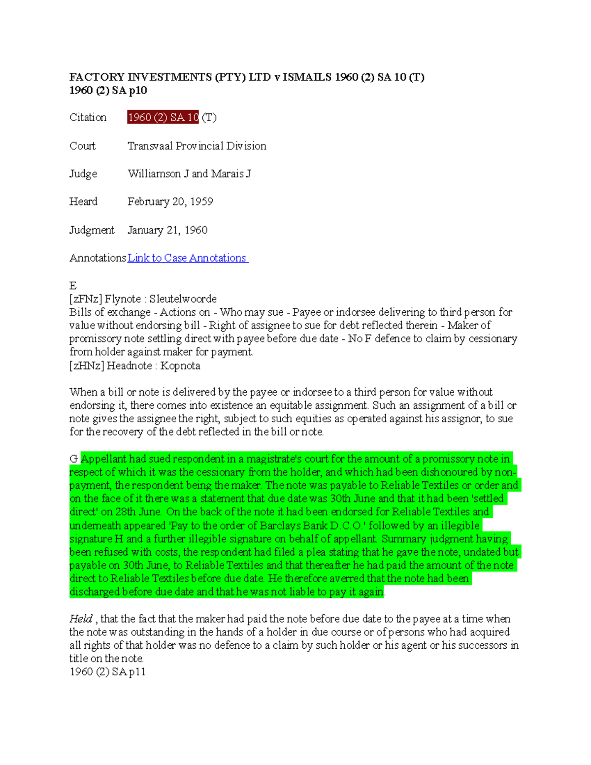 Factory Investments - The fundamental principles of law - FACTORY ...