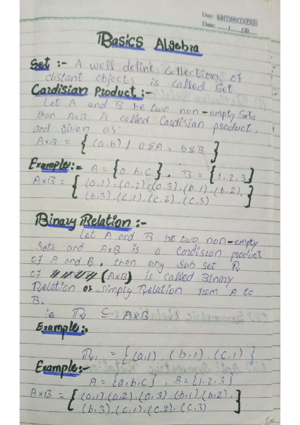 Basics Algebra - Discrete Mathematics - Richard Johnsonbaugh - 8th ed ...