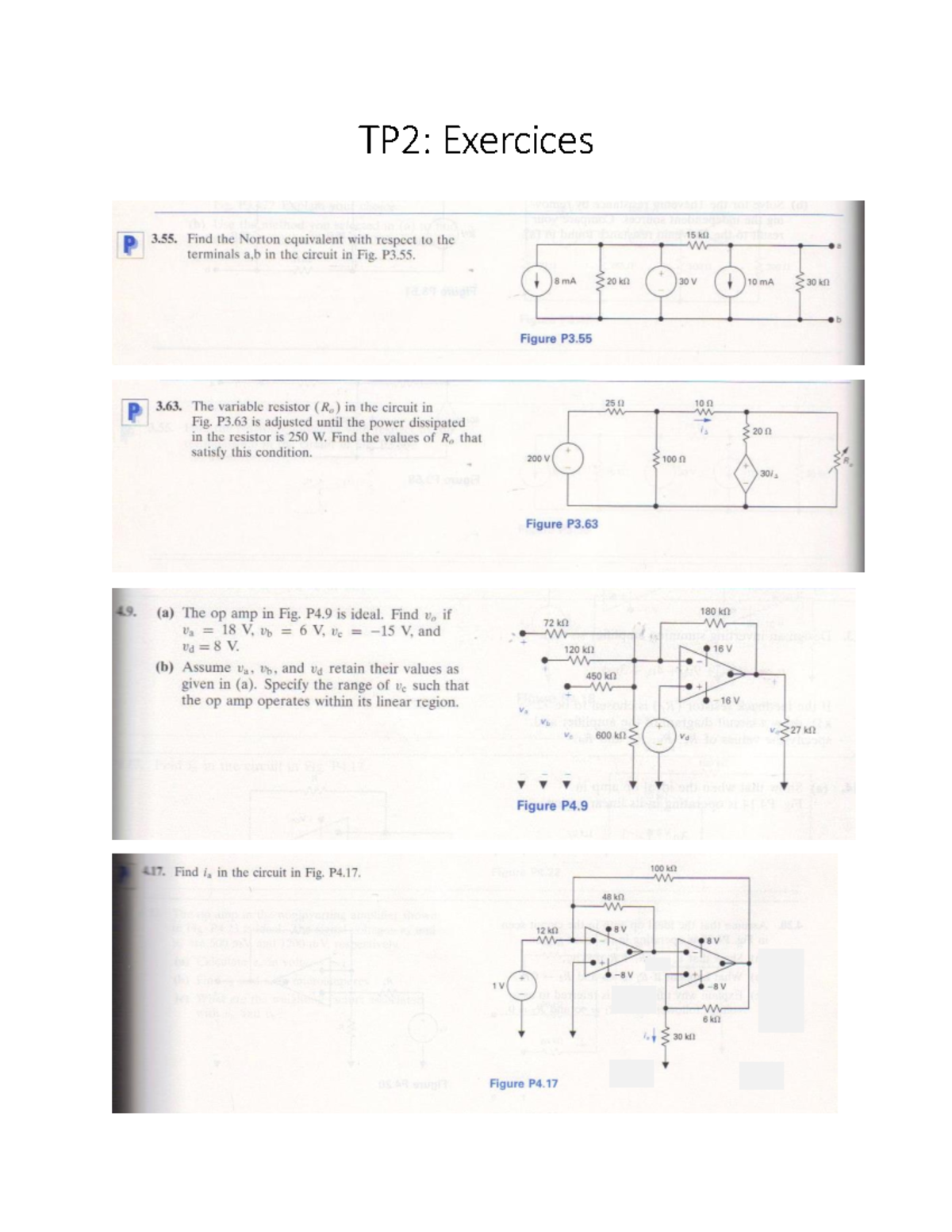 Exercices TP2 - Travail pratique 2 - MAT472 - TP2: Exercices - Studocu