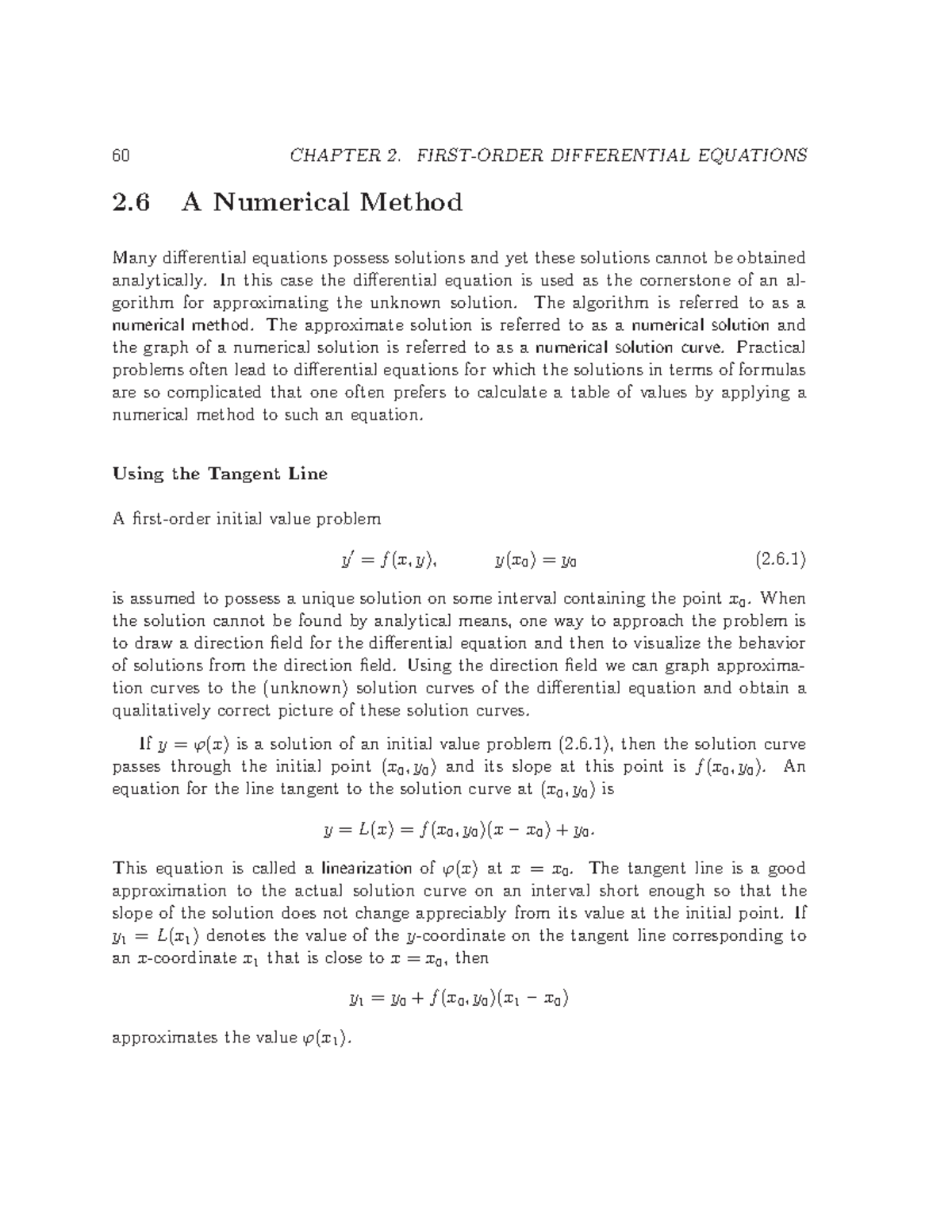 2.7gdkhghjkhjkkh - 60 CHAPTER 2. FIRST-ORDER DIFFERENTIAL EQUATIONS 2 A ...