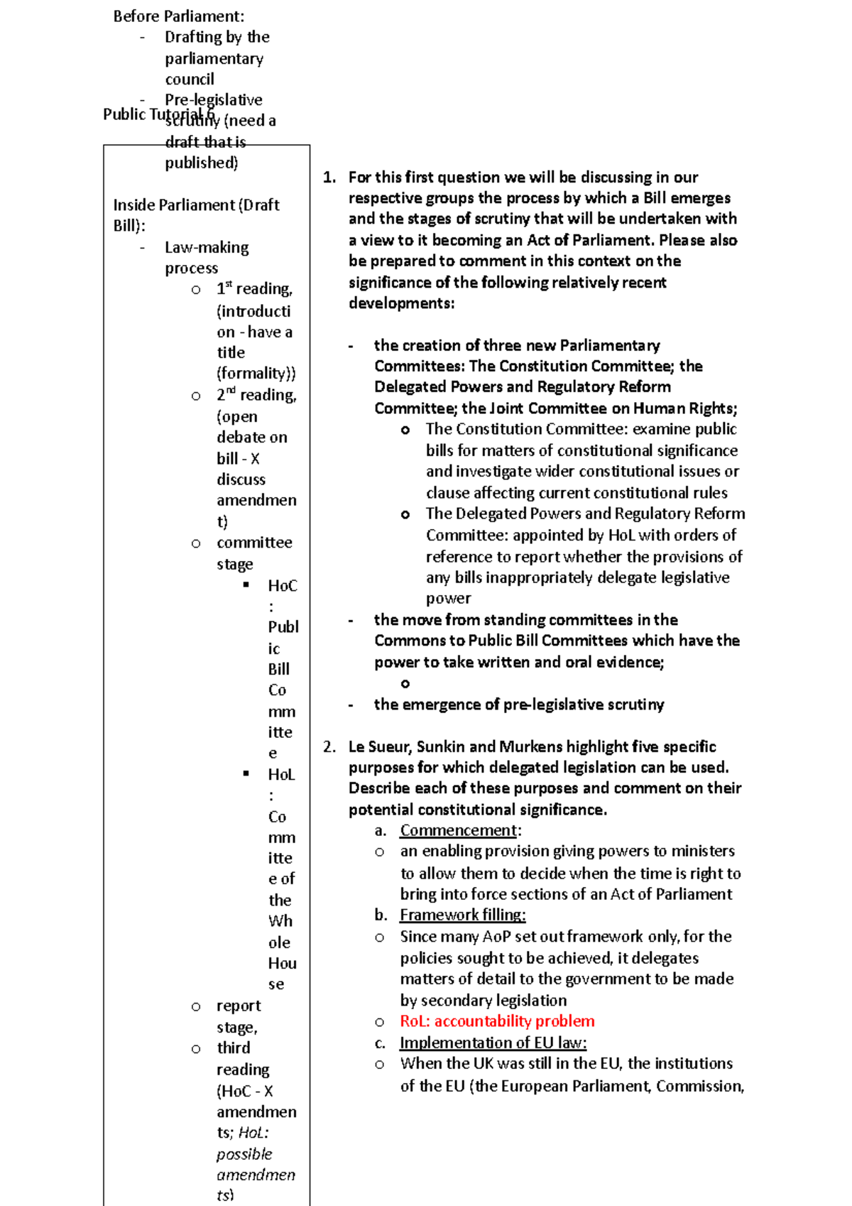 Public Tutorial 6 - For this first question we will be discussing in ...