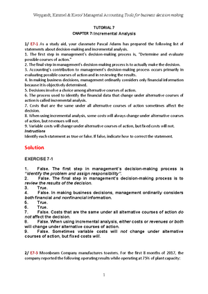 Tutorial 4 ABC - TUTORIAL 4 CHAPTER 4 Activity-Based Costing 1/ Saddle ...
