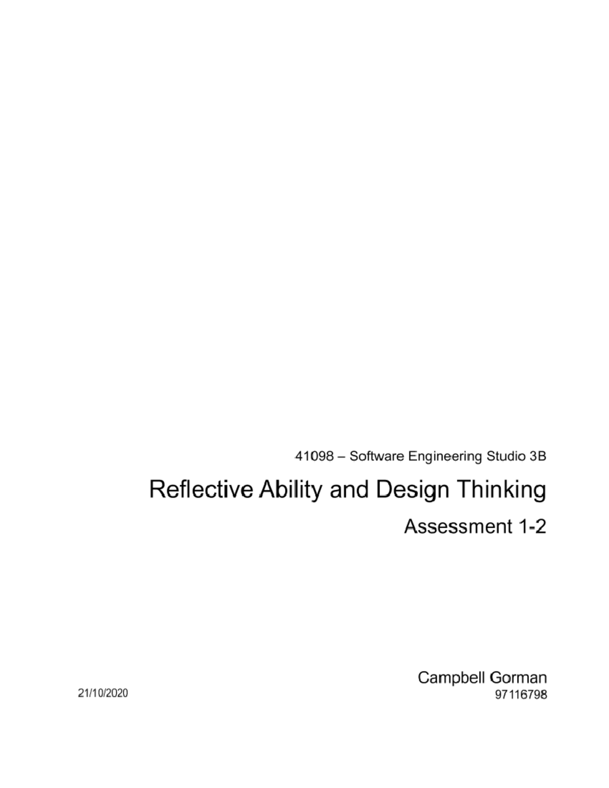 3A Design Thinking - Table of Contents Sprint Journals Sprint 3 (Stand ...