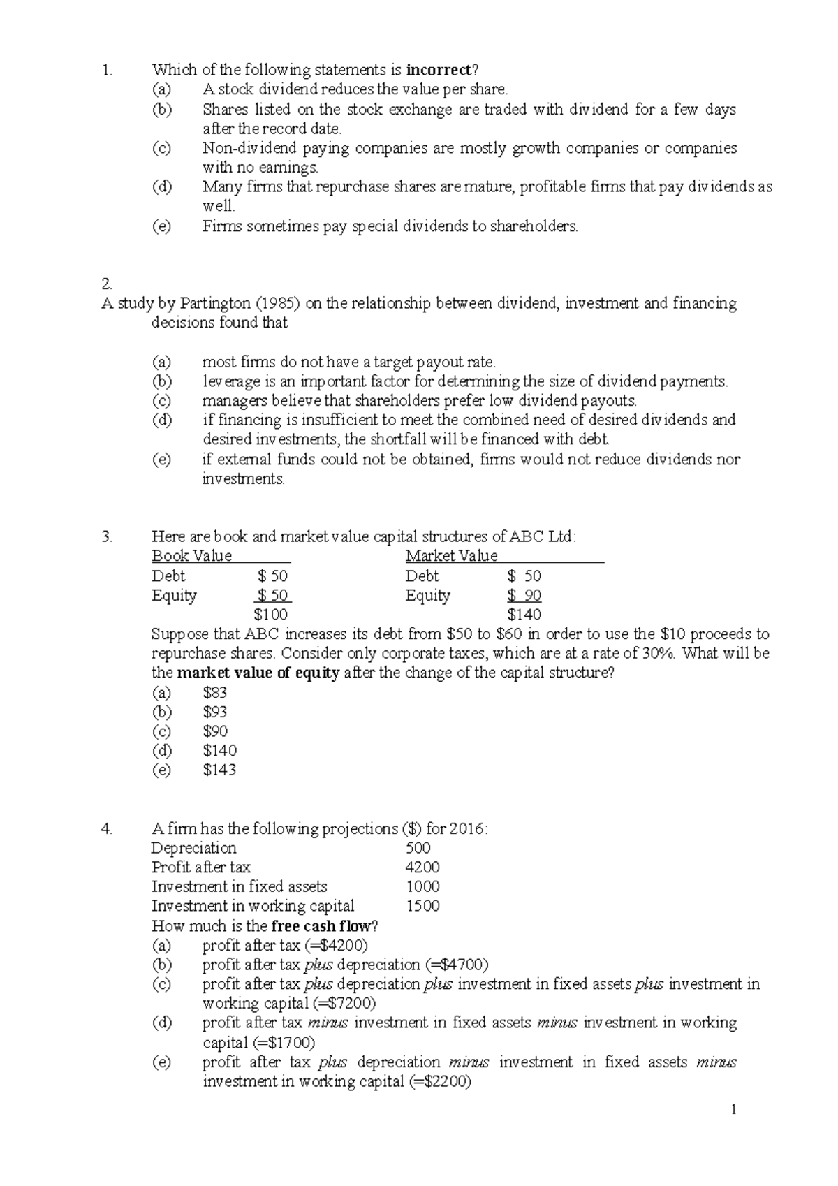 Third MCQ test - detailed subhect outline - 1. Which of the following ...