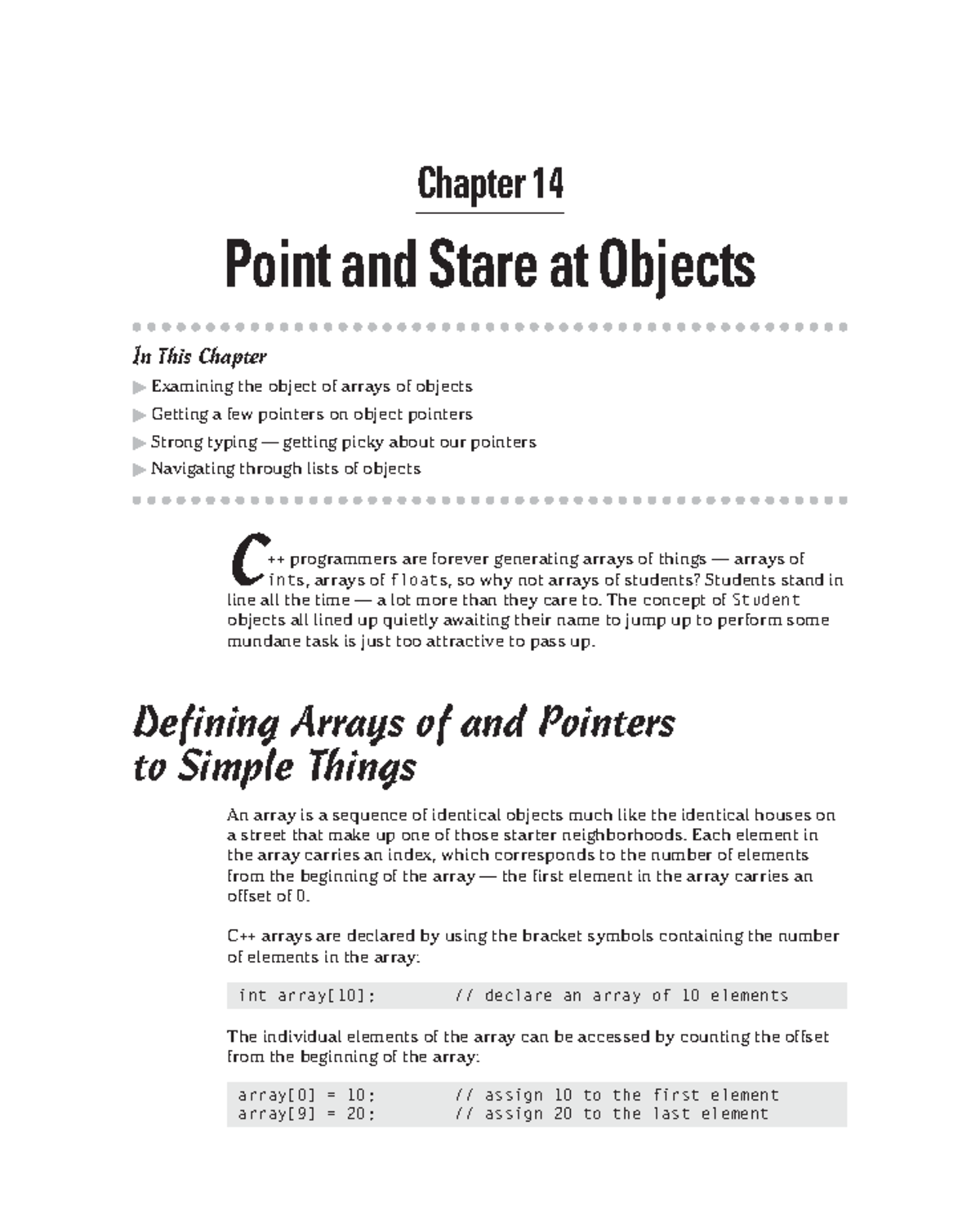 Chapter 14 - Point and Stare at Objects - Chapter 14 Point and Stare at ...